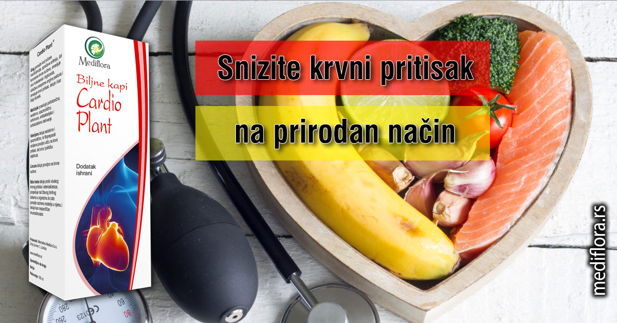 Snizite krvni pritisak na prirodan način - Mediflora