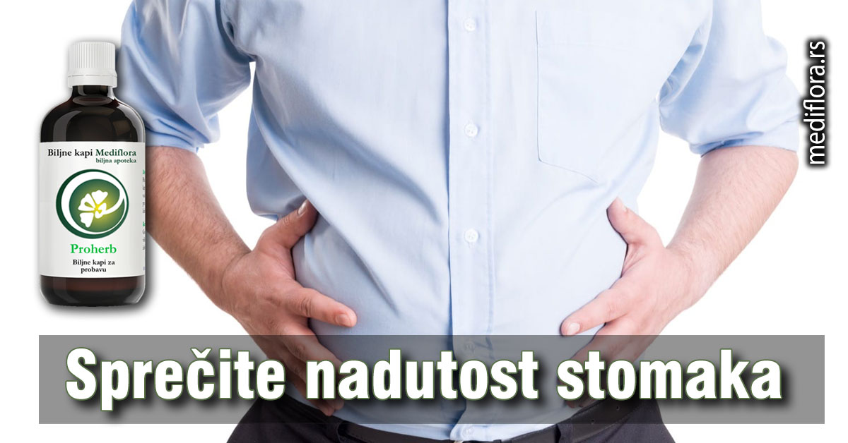 Sprečite nadutost stomaka - Mediflora