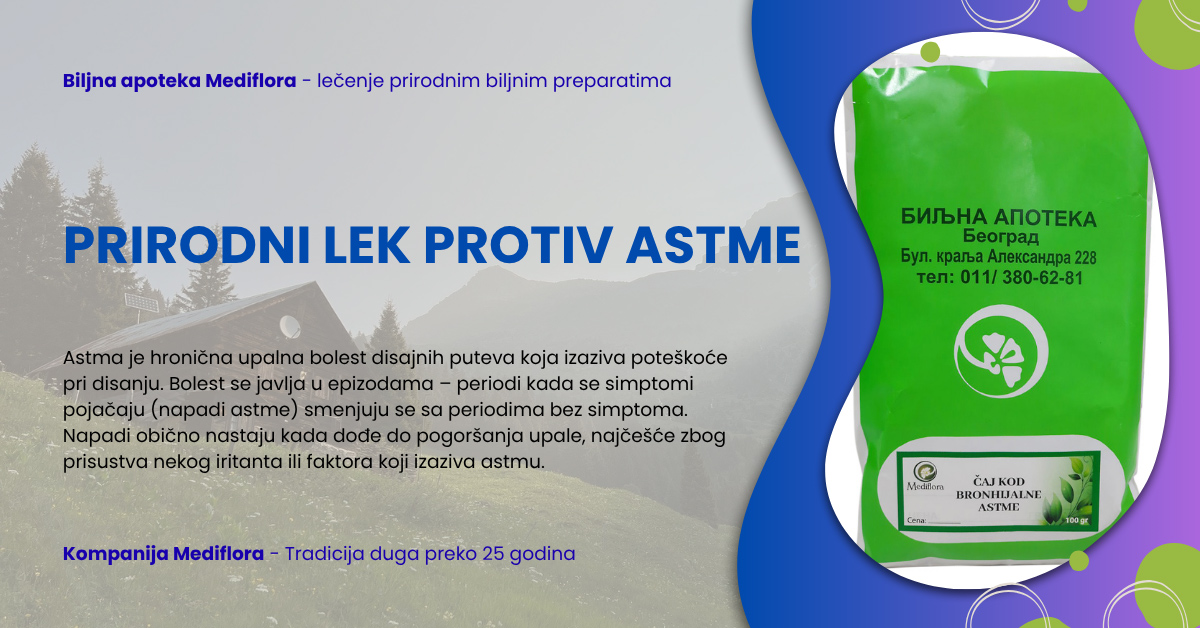 Prirodni lek protiv astme - Mediflora